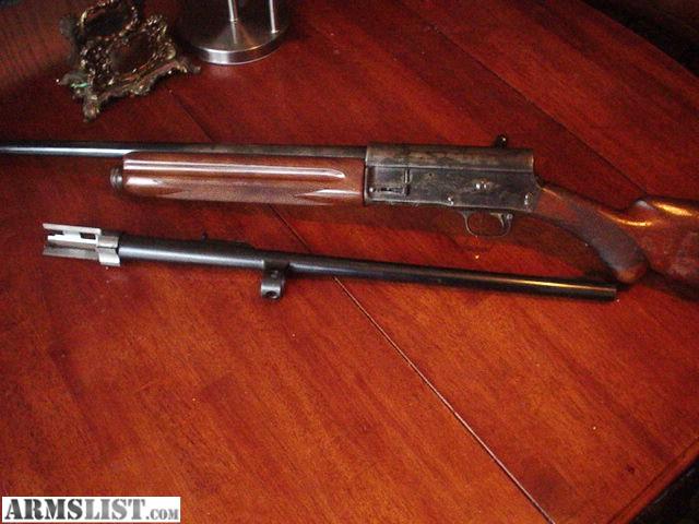 ARMSLIST - For Sale/Trade: browning a-5 12ga 2 barrels