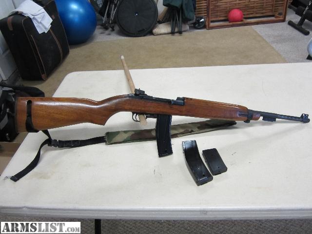 ARMSLIST - For Sale: M1 30 Cal Carbine and Ammo