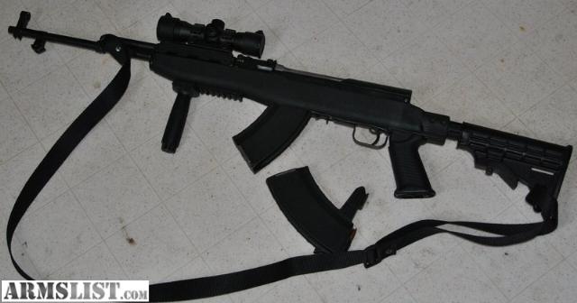 ARMSLIST - For Sale/Trade: Tactical black sks with extras