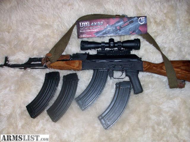 ARMSLIST - For Sale: Semi-auto AK-47 with extras