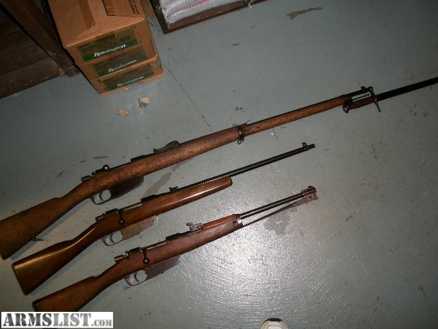 ARMSLIST - For Sale: 3 Italian Rifles and misc