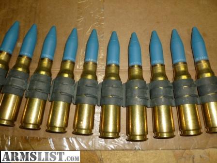 ARMSLIST - For Sale: 20mm linked rounds (inert!)
