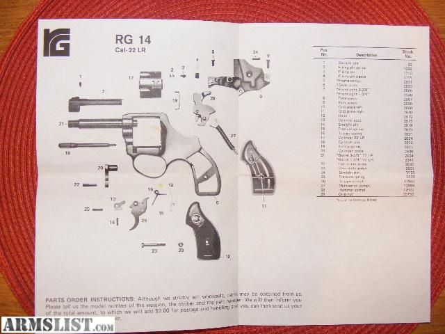 ARMSLIST - For Sale: 22 LR RG 14 Singout Revolver