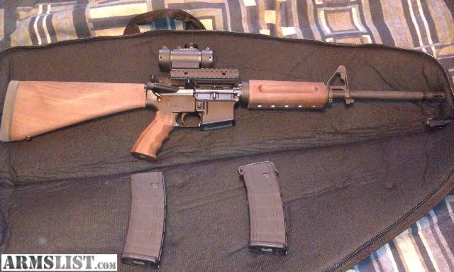 ARMSLIST - For Sale: AR-15 with Wood Stocks