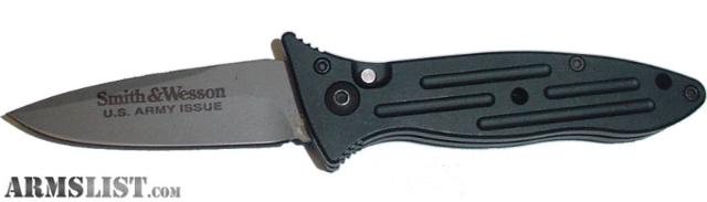 ARMSLIST - For Sale: Smith and Wesson automatic knife SW-1251