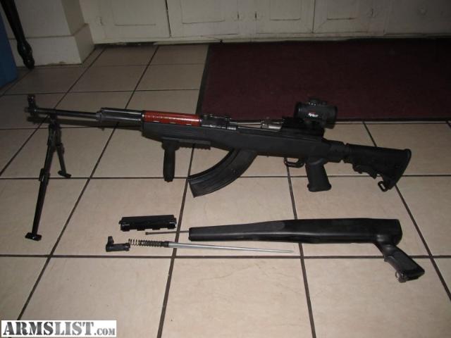 ARMSLIST - For Sale: Sks with custom modern parts