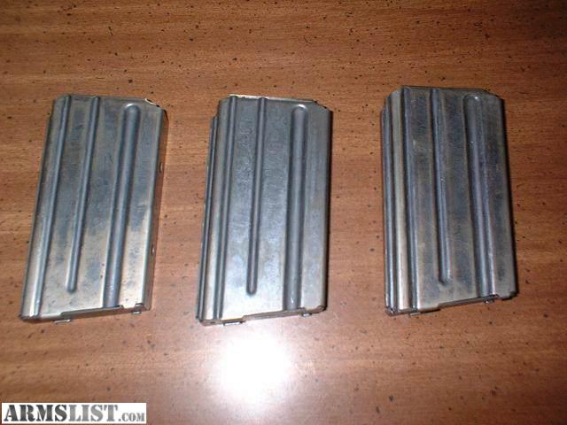 ARMSLIST - For Sale: 5 old ar15 style 20 round all metal clips