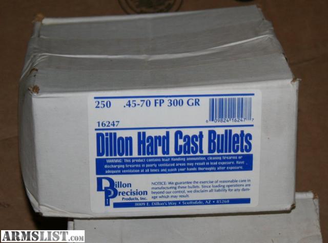 ARMSLIST - For Sale: .45-70 - 300, 405, and 500 Grain Hard Cast Lead ...
