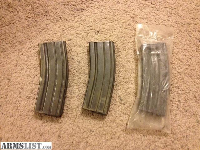 ARMSLIST - For Sale: 3 AR/15 - M/16 30 round clips and 1 M1 Carbine 30 ...