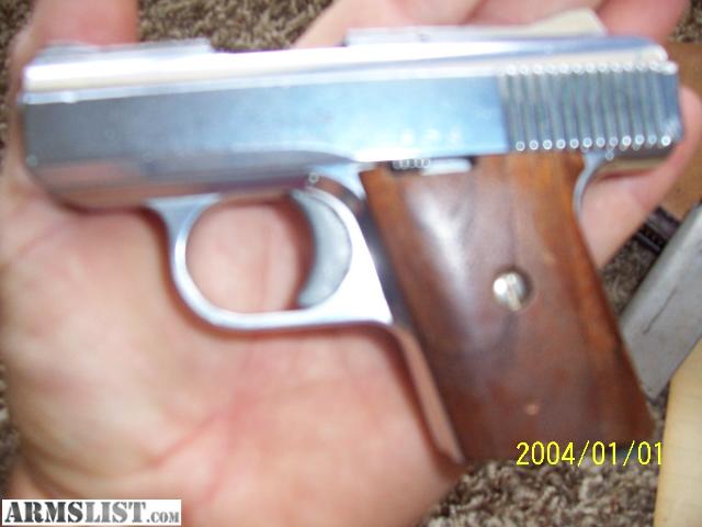 ARMSLIST - For Sale: .25 cal semi auto SS pistol