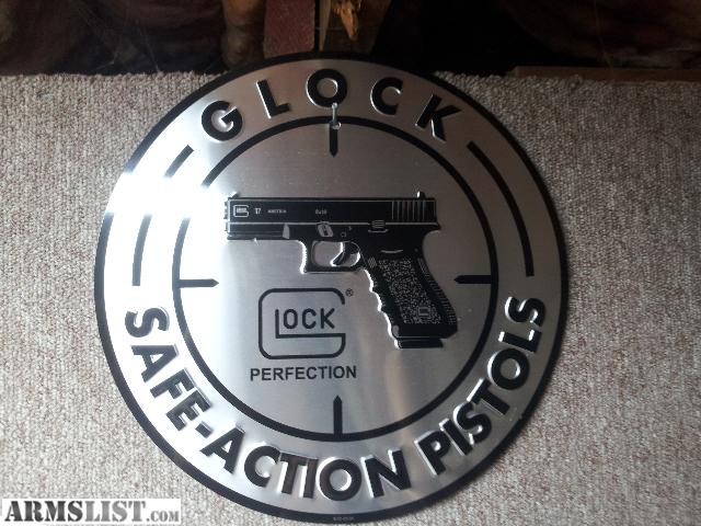 ARMSLIST - For Sale: Glock Tin Sign