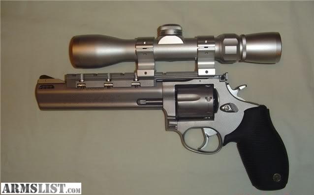 ARMSLIST - For Sale: Taurus Tracker 357 scoped revolver...