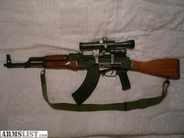 ARMSLIST - For Sale: AK-47 w Soviet scope & extras