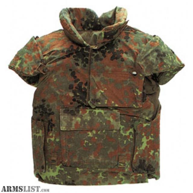 ARMSLIST - For Sale: german flecktarn camo flak vest
